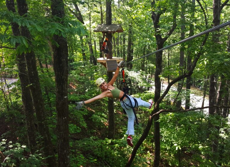 Zipline Adventure Park In Georgia - Unicoi - Screaming Eagle