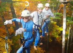 Ziplining Helen, GA - Unicoi State Park - Screaming Eagle